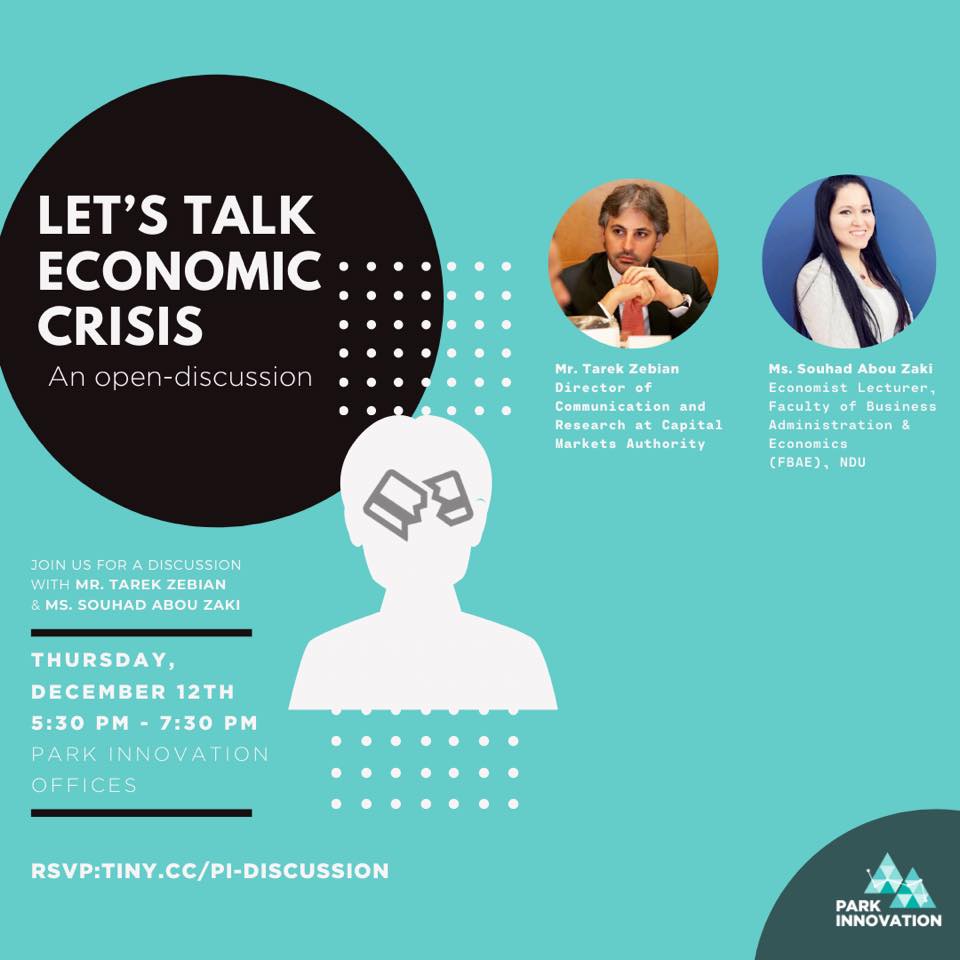 Let’s Talk Economic Crisis discussion - Park Innovation